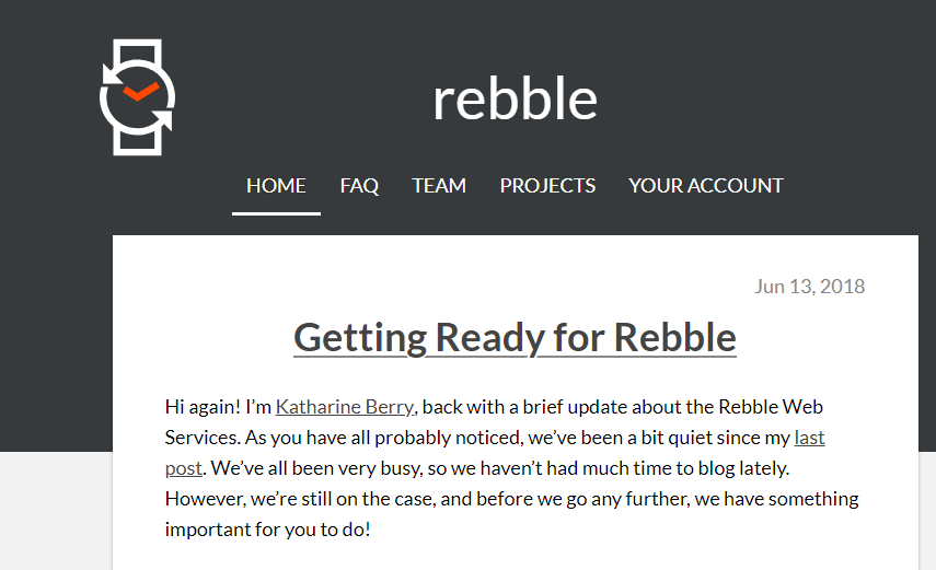 Adios Pebble !Bienvenido Rebble! – Soloelectronicos.com